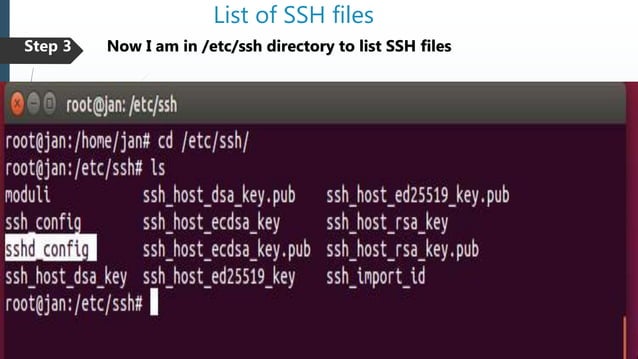 Avoid from SSH attacks | PPTX