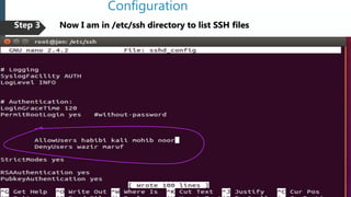 Avoid from SSH attacks | PPTX