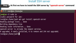 Avoid from SSH attacks | PPTX