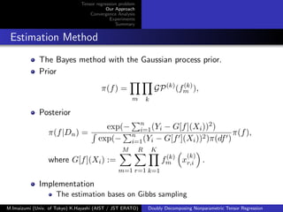 Doubly Decomposing Nonparametric Tensor Regression | PDF