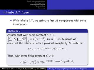 Doubly Decomposing Nonparametric Tensor Regression | PDF