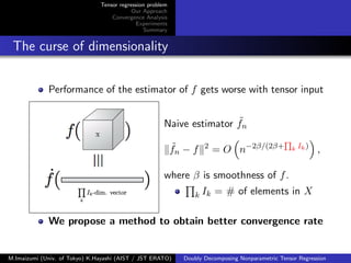 Doubly Decomposing Nonparametric Tensor Regression | PDF