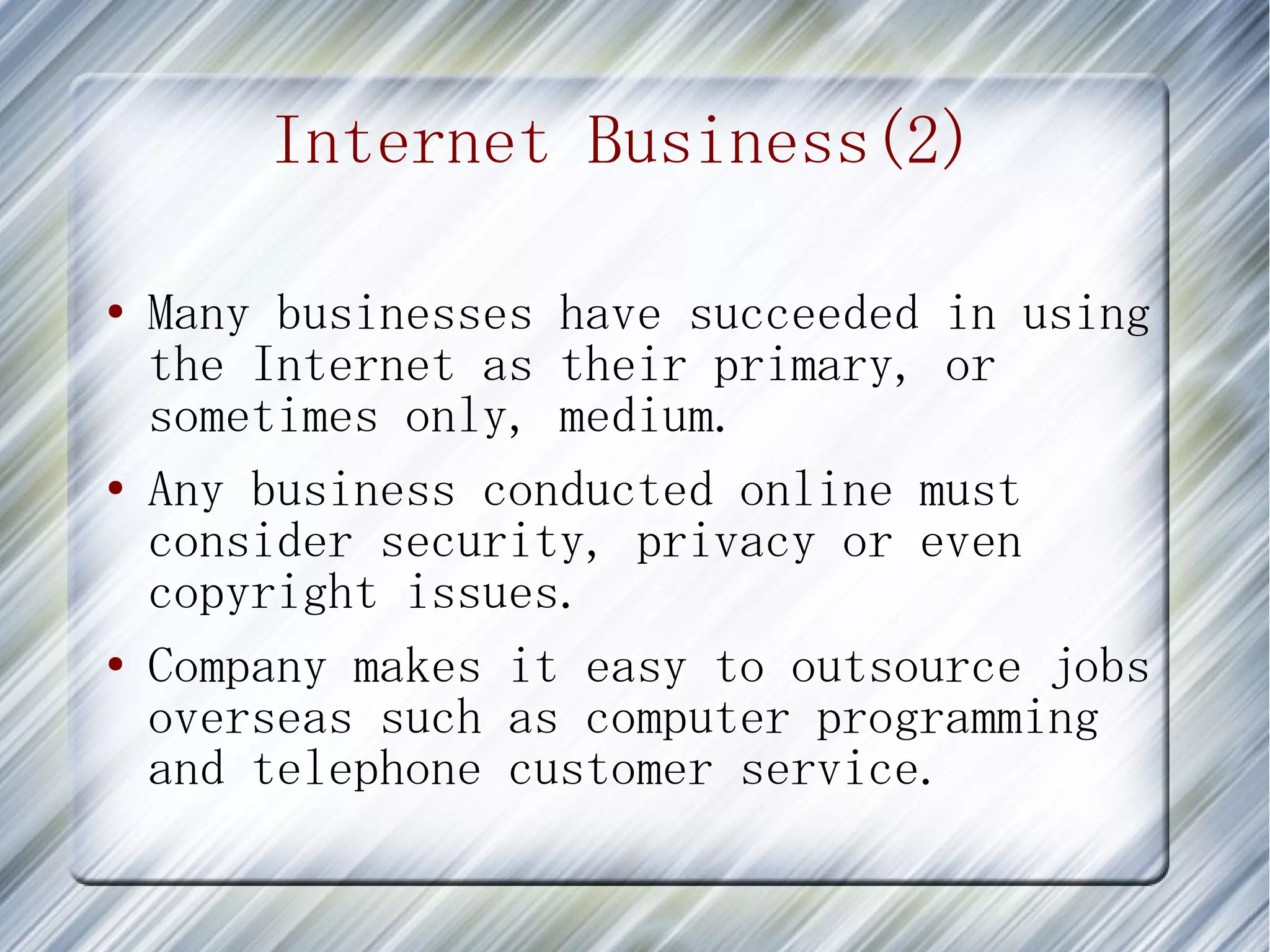 How has technology changed the way we conduct business? | PDF