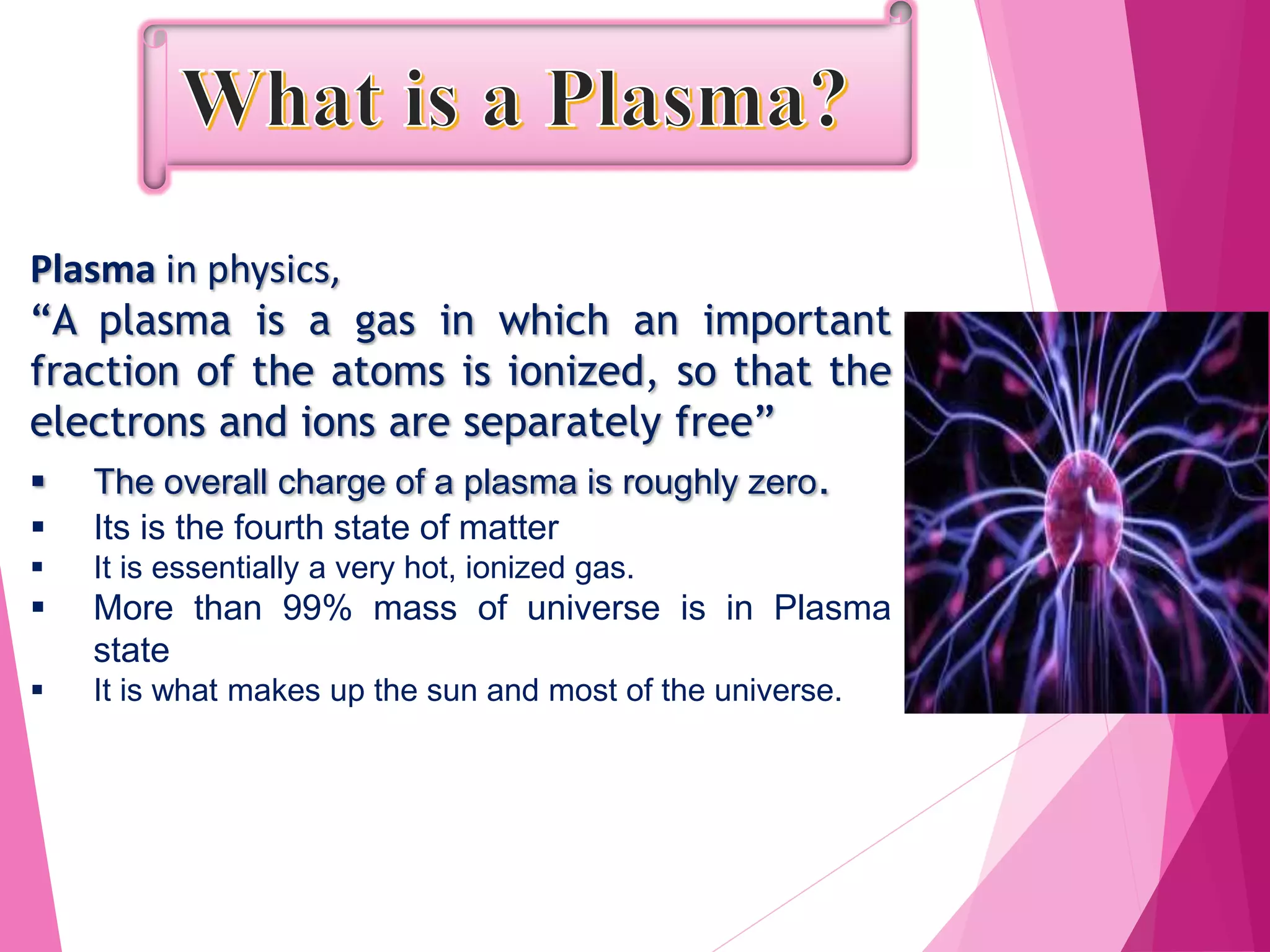 introduc plasma by Muhammad Ansir | PPTX