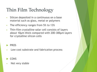 solar photovoltaic system | PPTX