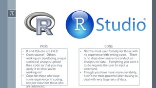Statistical Software | PPTX