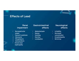Toxic effects of heavy metals : Lead and Arsenic | PDF