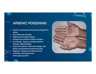 Toxic effects of heavy metals : Lead and Arsenic | PPT