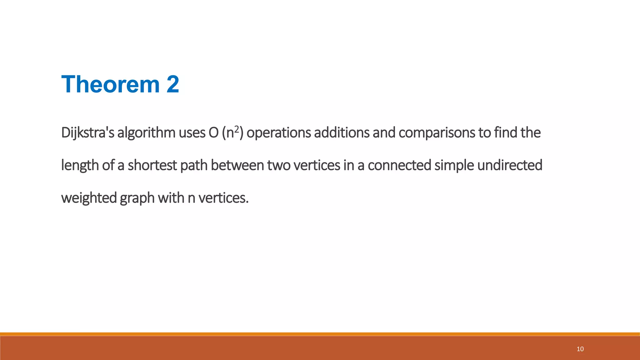 Shortest-Path Problems - Graph Theory in Computer Applications | PPTX