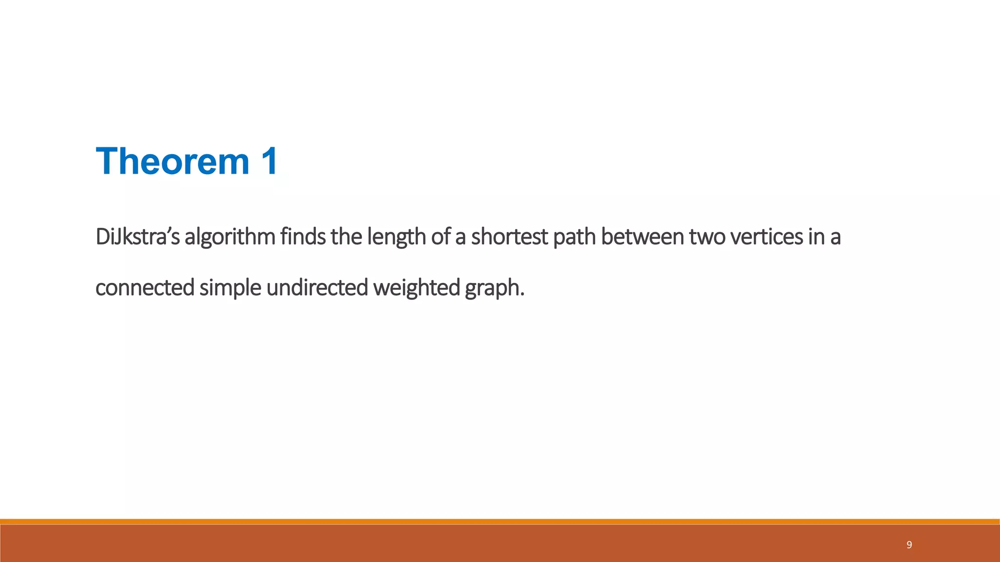 Shortest-Path Problems - Graph Theory in Computer Applications | PPTX