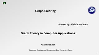 Graph Coloring | PPTX