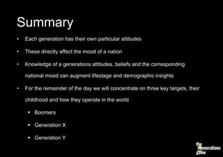 Presentation 1: The Generations Presentation 1 introduction | PDF