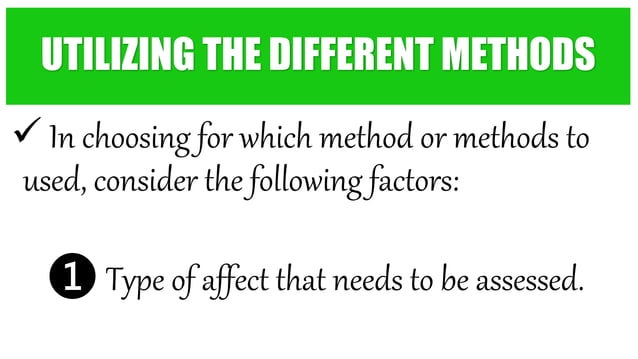 ASSESSMENT ON AFFECTIVE LEARNING | PPTX