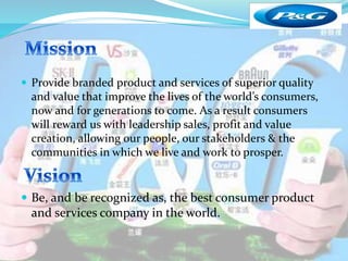 Presenation of p & g | PPTX