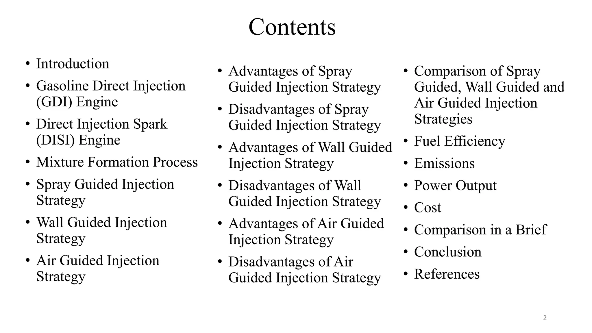 presenation on Direct Injection Engine & Gasoline Direct Injection ...