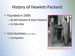 Hewlett-Packard: financial analysis Q1-2012 | PPTX