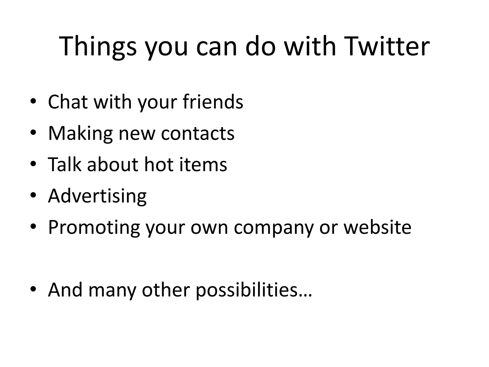 Presenation Twitter | PPTX