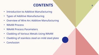 WAAM WIRE ADDITIVE MANUFACTURING IIT BHU VARANASI | PPTX