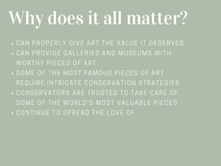 Art Conservation 101 | PPT