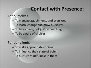 Coaching with Presence | PPTX