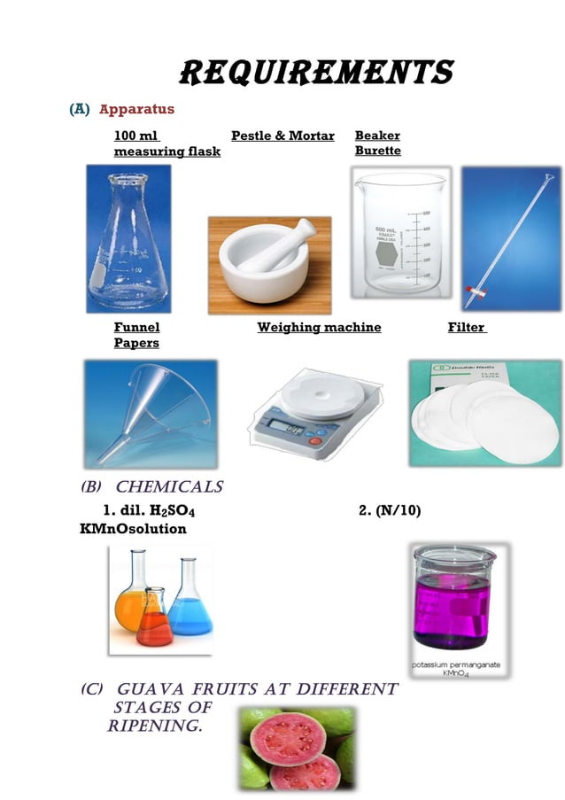 Presence of oxalate ions in guava