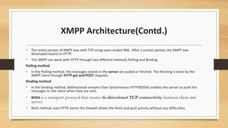 XMPP and SIP Presence Protocols for Messaging and Session Control.pptx