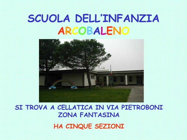 Organizzazione della Scuola dell'Infanzia | PPT