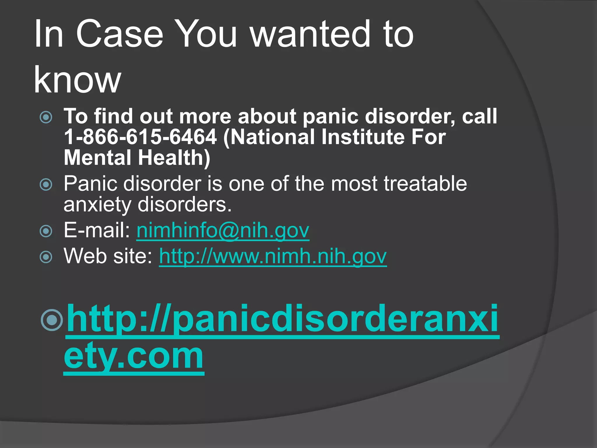 Panic Anxiety Attacks | PPT