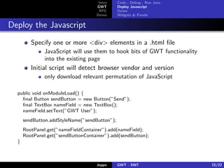 Introduction to Google Web Toolkit | PDF | Web Development | Internet