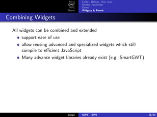 Introduction to Google Web Toolkit | PDF | Web Development | Internet