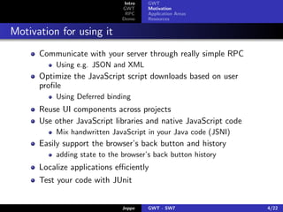 Introduction to Google Web Toolkit | PPT