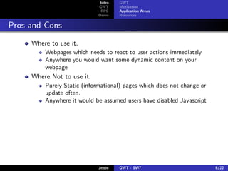 Introduction to Google Web Toolkit | PDF | Web Development | Internet