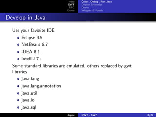 Introduction to Google Web Toolkit | PDF | Web Development | Internet