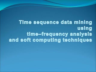Time series data mining | PPT