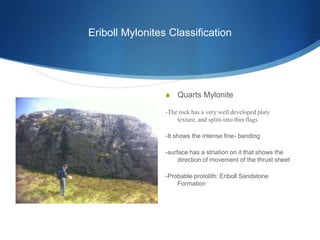 shear zone-mylonites | PPTX | Geography | Science