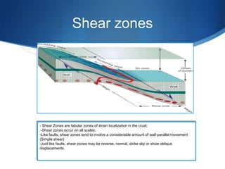 shear zone-mylonites | PPTX