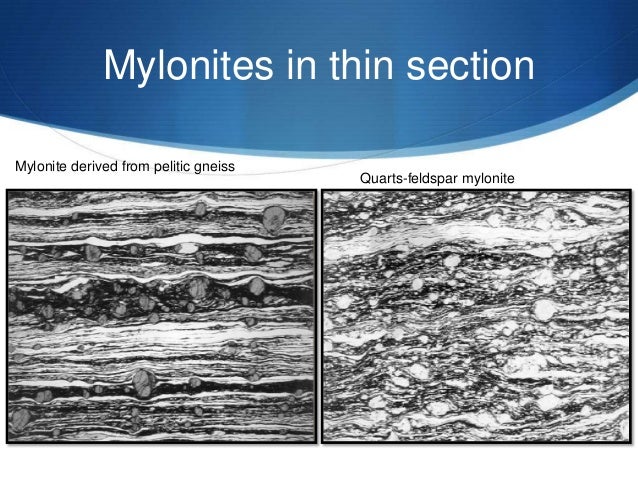 shear zone-mylonites