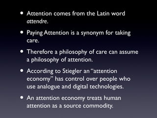 Benard Stiegler and Sleep Dealer | PPT