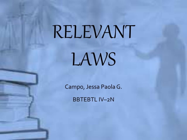 RELEVANT LAWS | PPT