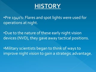Night Vision Technology | PPTX