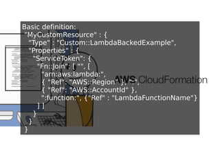 AWS Lambda + AWS Cloudformation | PPT