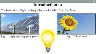 Light Tracking Solar Panel | PPTX | Gas and Electric | Home Utilities