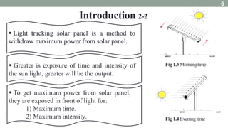 Light Tracking Solar Panel | PPTX | Gas and Electric | Home Utilities