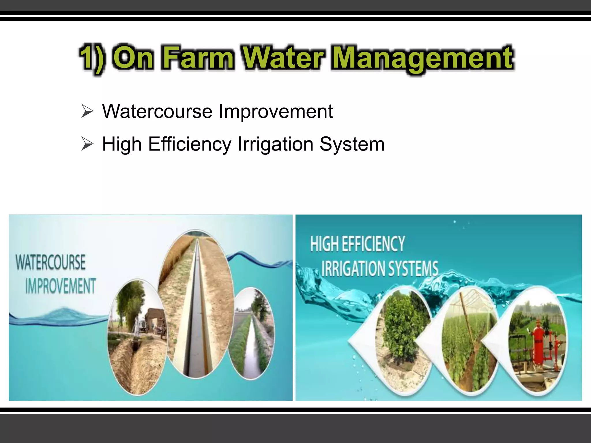 Concept of Water Management for Crops in Pakistan | PPSX