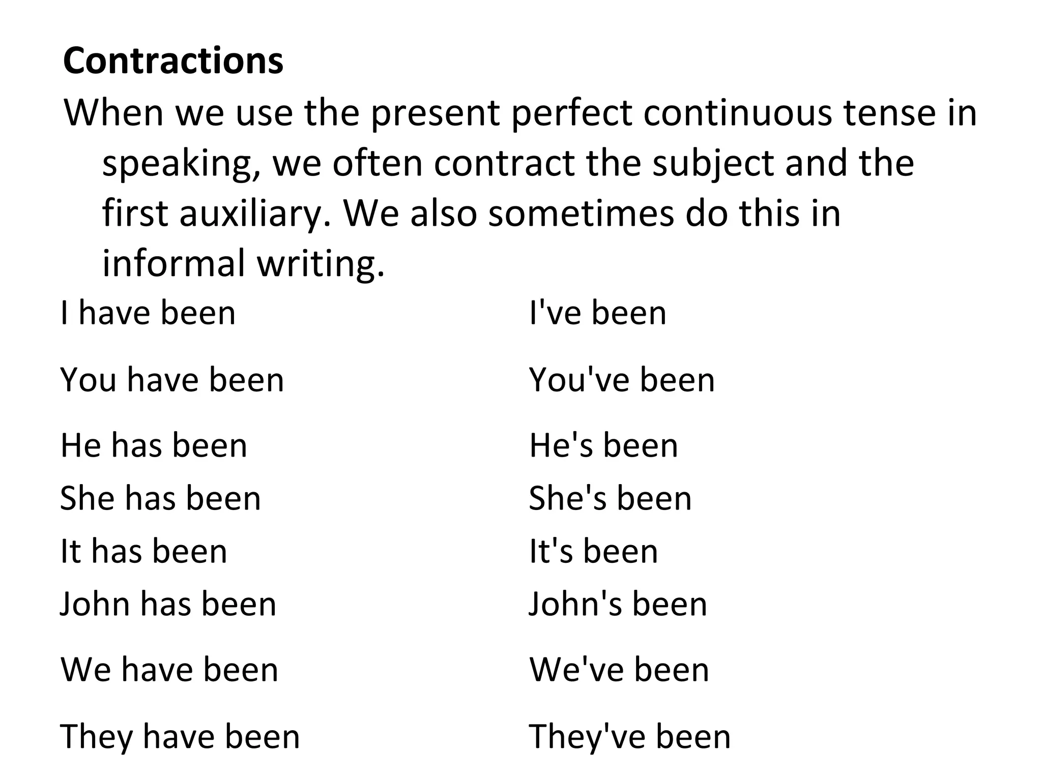 Present perfect continuous tense | PPT