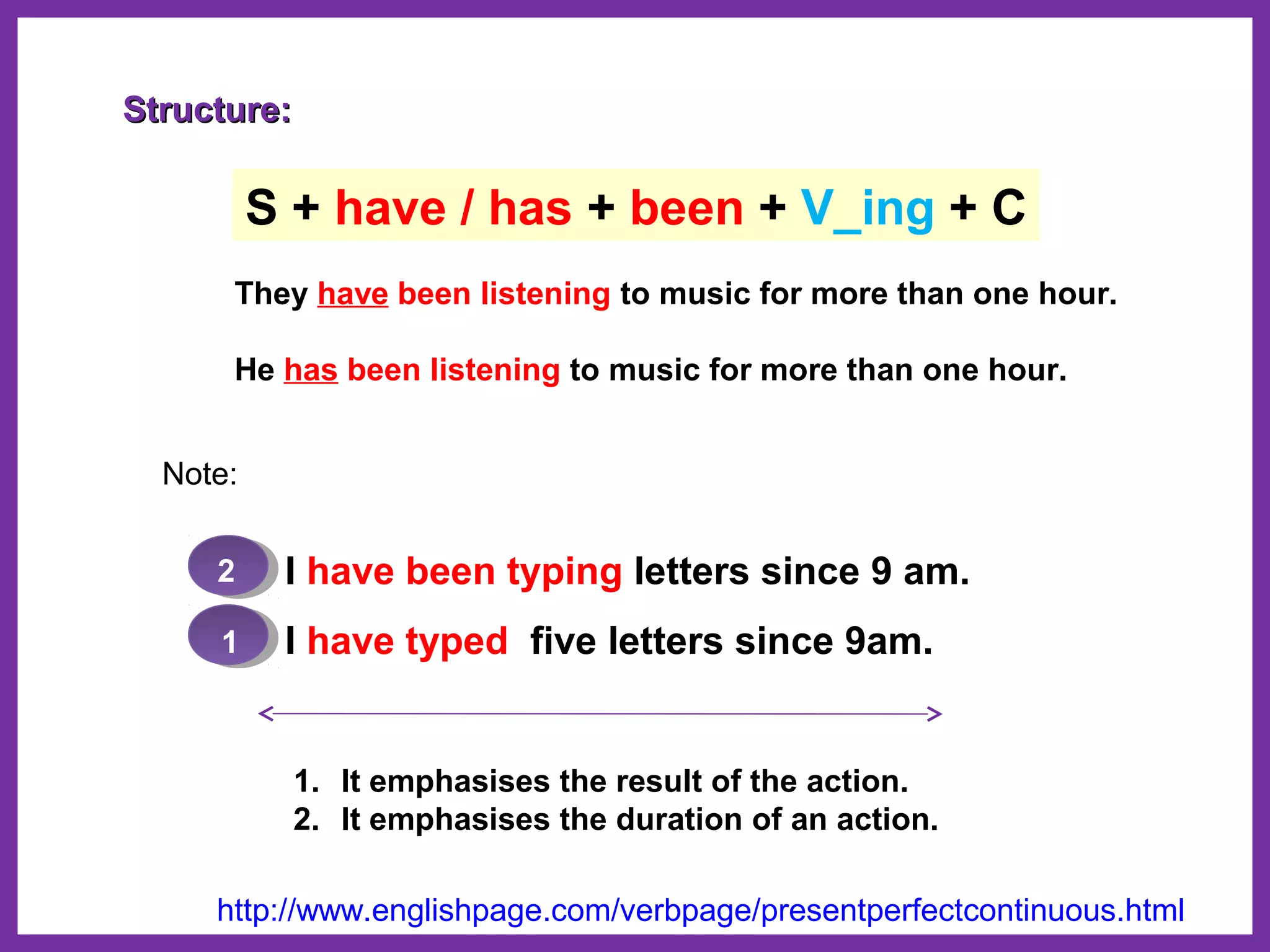 Present perfect progressive | PPT