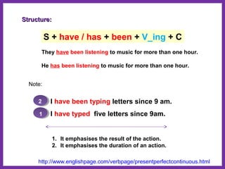 Present perfect progressive | PPT