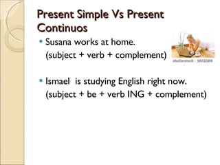 Present Cont Vs Present Simple | PPT