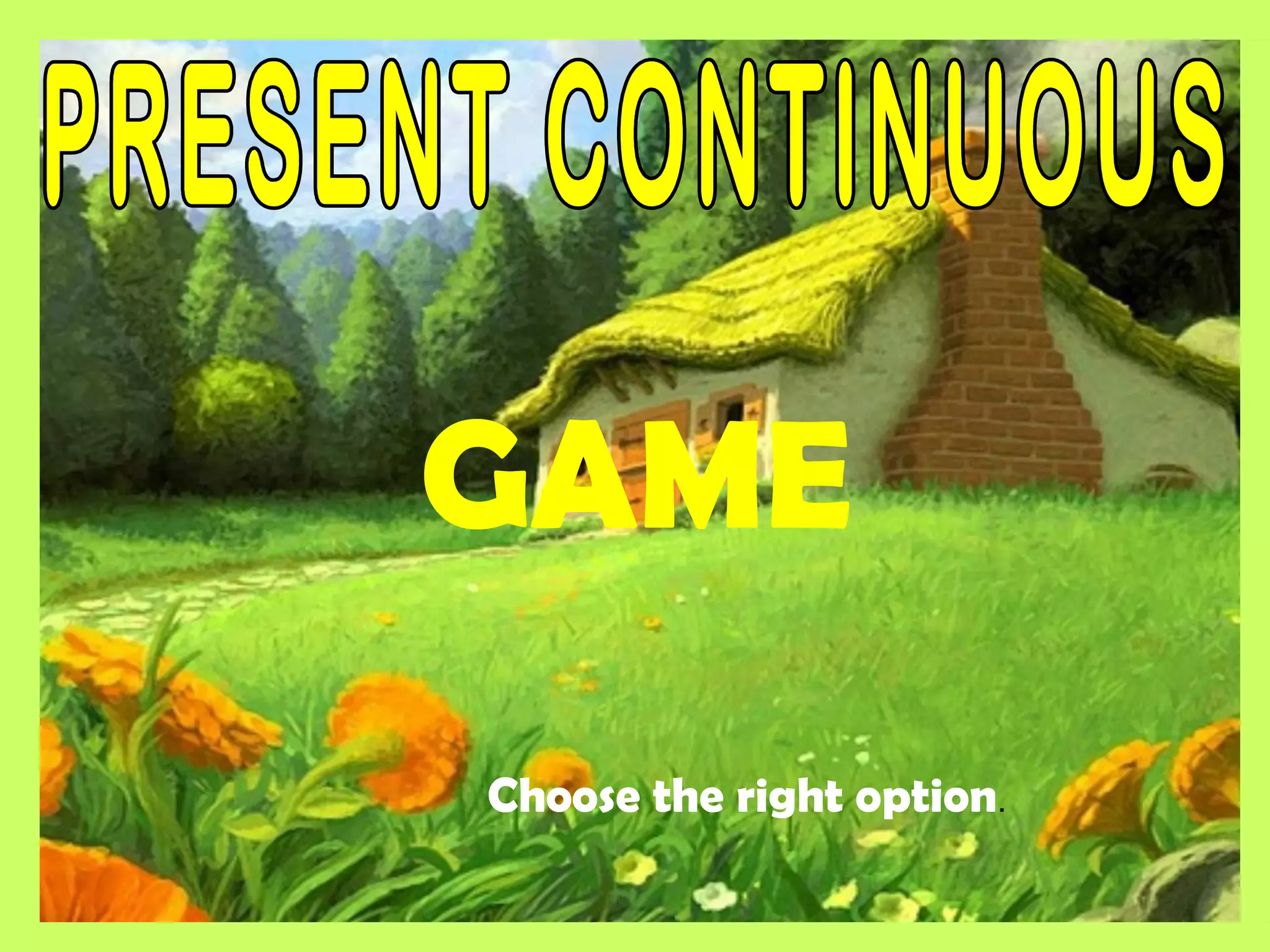 Present continuous-fun-activities-games | PPT