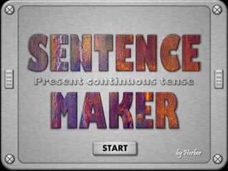 Present continuous-game | PPTX